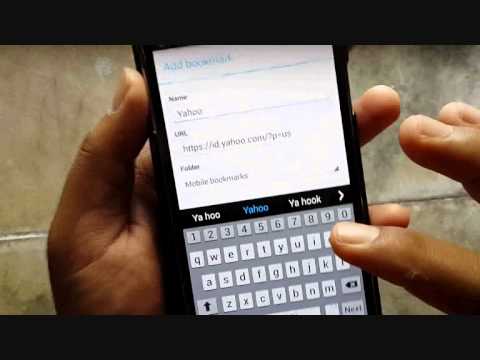 Samsung Galaxy S5 : How to Add Bookmarks on Chrome Browser (Android Phone)