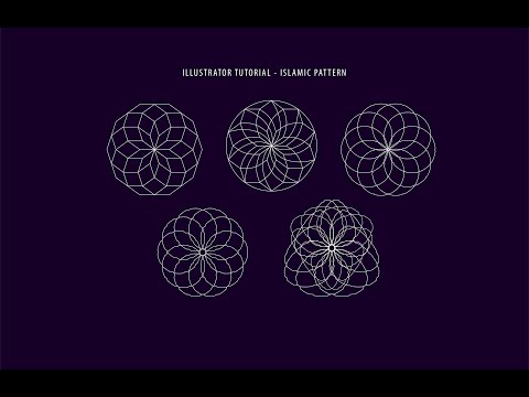 Illustrator Tutorial - Islamic Pattern Tutorial