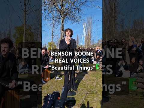 Benson Boone real voices #beautifulthings