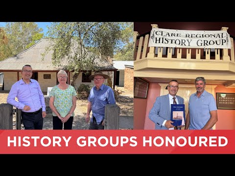 LOCAL HISTORY GROUPS HONOURED - 5 Feb 2025