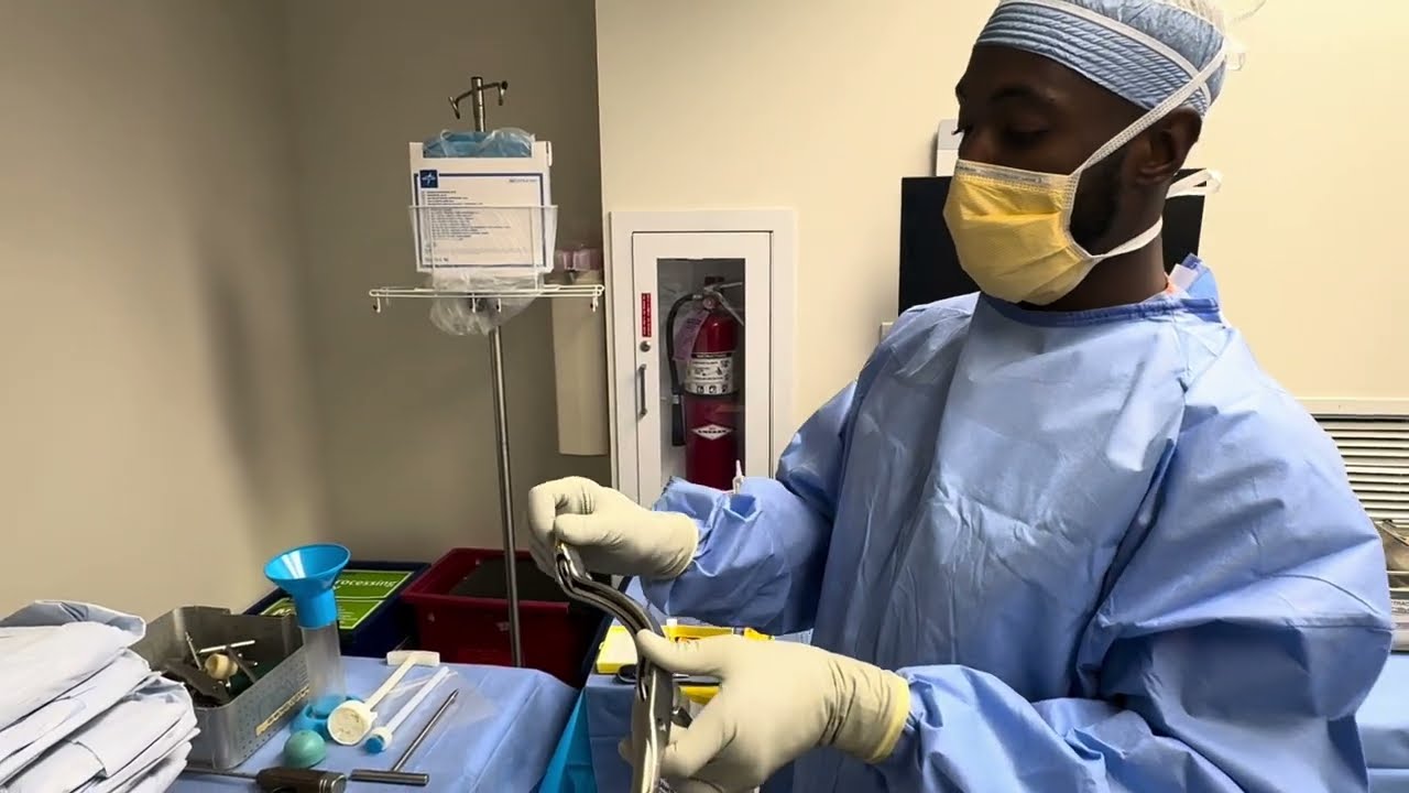 Setting Up For A Total Hip Replacement