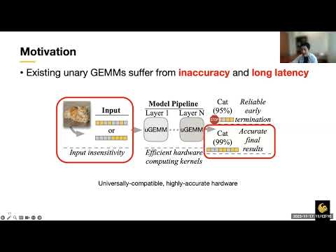 Dr. Di Wu - 11/17/2023 - Salvage Hardware Efficiency via Unary Computing in the Deep Learning Era