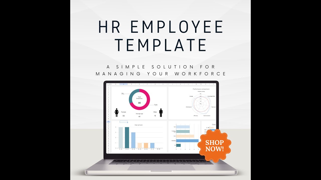 How to use the HR Dashboard template for Google Spreadsheet