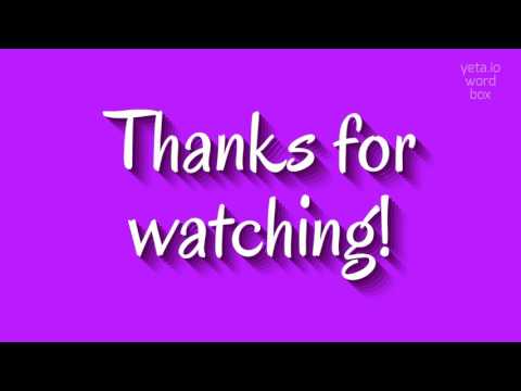 How to say "krueger"! (High Quality Voices)