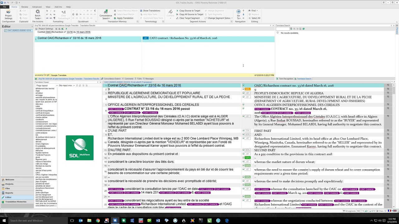 Creating a term base in Trados Studio 2015
