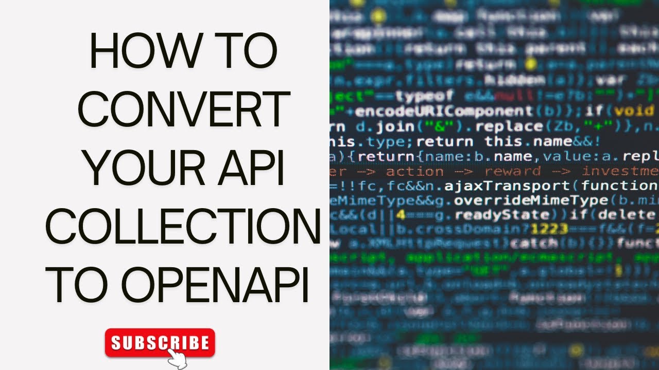 How to Convert Your API Collection to OpenAPI