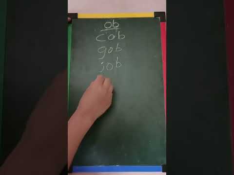 ob word family/short vowel o/CVC/phonics #shorts #levelupphonics