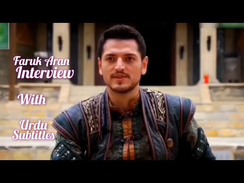 Faruk Aran (Allauddin bey) Interview with Urdu subtitles❤️ || Faruk telling about his feelings