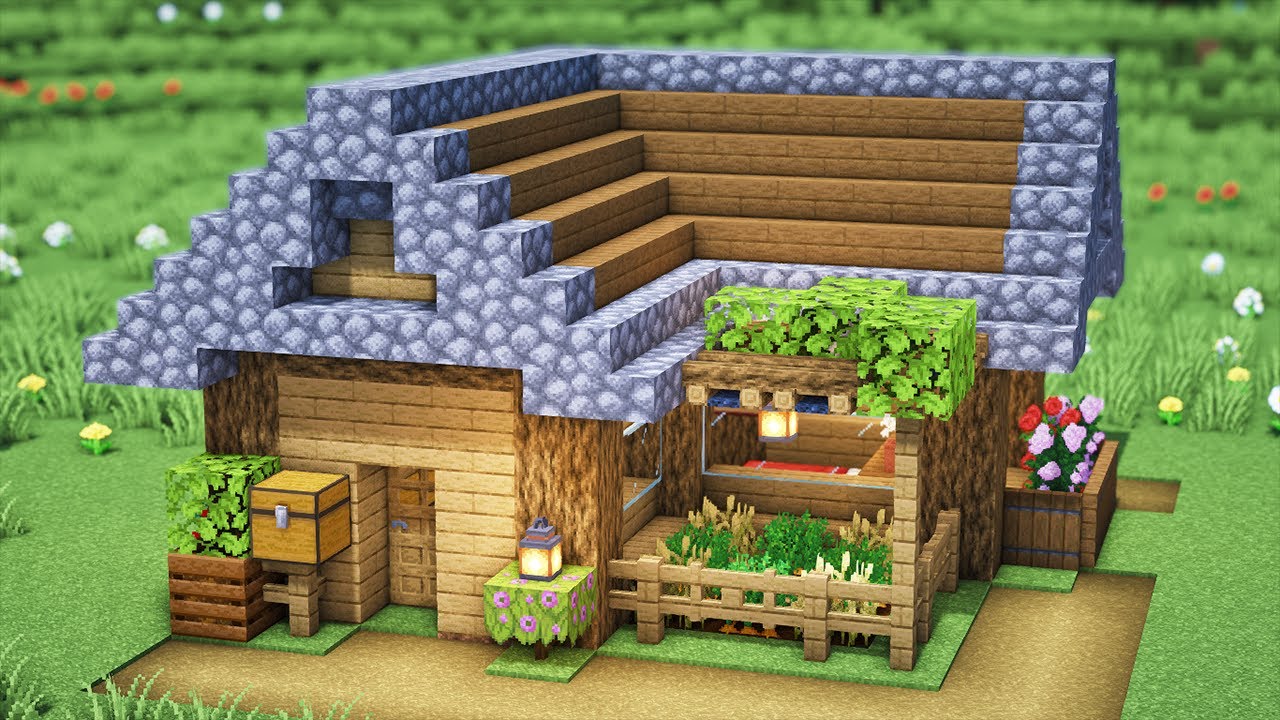Minecraft: How to build a Starter Simple Easy House - Minecraft Builders
