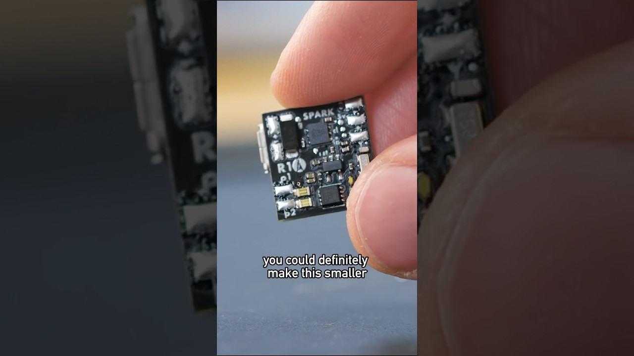 I made an itty bitty teeny weenie microscopic super tiny incredibly small flight computer #rocket