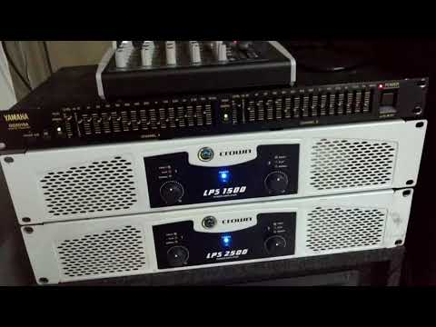 Amplificador Crown LPS-2500: Potência e Qualidade de Som Profissional