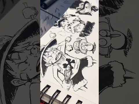 One piece doodles! #onepiece #luffy