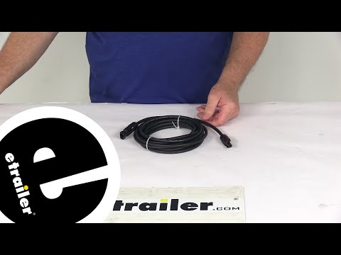 etrailer | All You Need to Know About the Go Power MC4 Output Cable with Male and Female Connectors