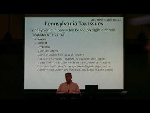 VITA Training - Pennsylvania Income Tax 2017