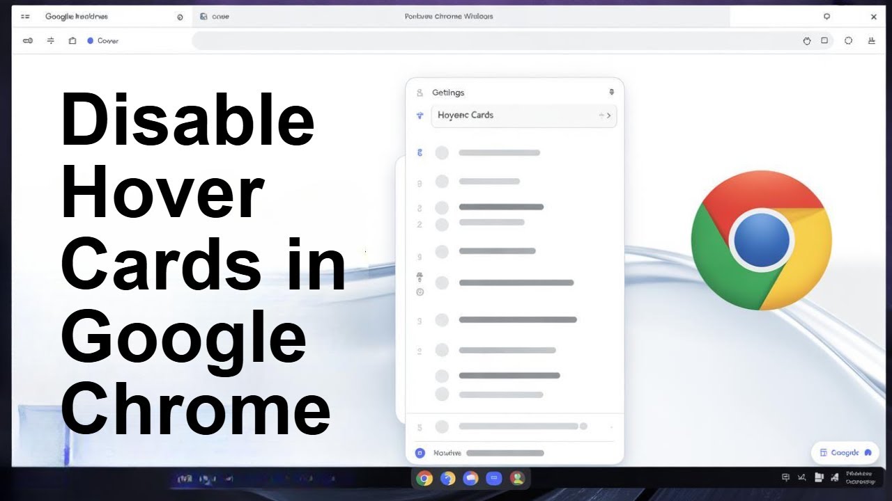 How to Disable Hover Cards in Google Chrome [GUIDE]