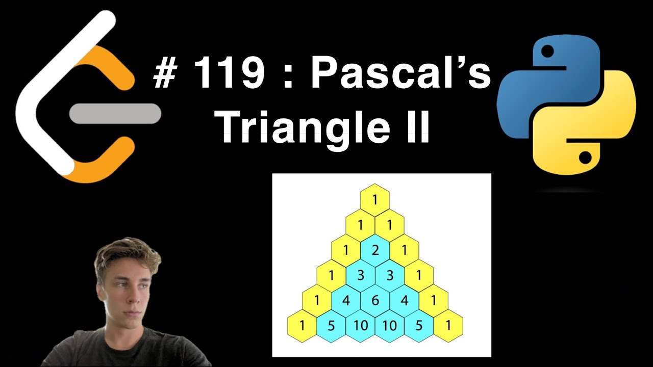 Pascal's Triangle II | 119 Leetcode | Python3