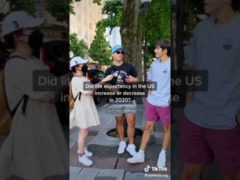 Life expectancy in the US #shorts #facts #data #america #interview #usa #population #streetinterview