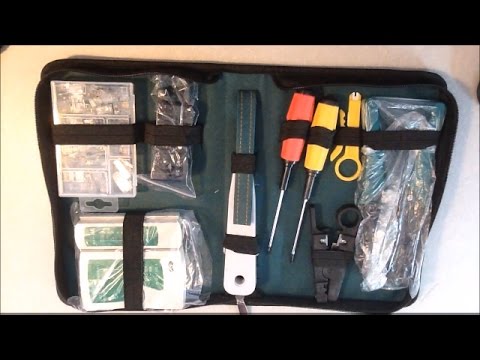 MTC Tools - Network Tool Kit, Cable Tester, Crimper & Stripper Set Review