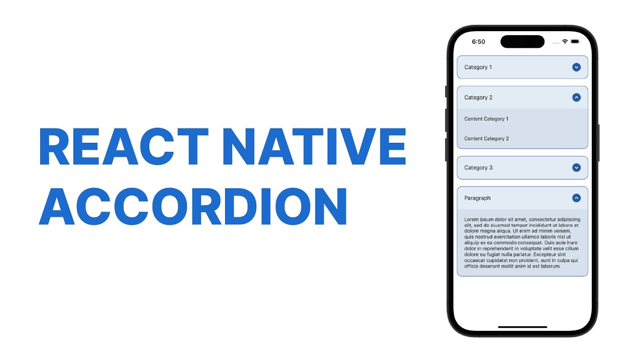 React Native Accordion With Reanimated From Scratch