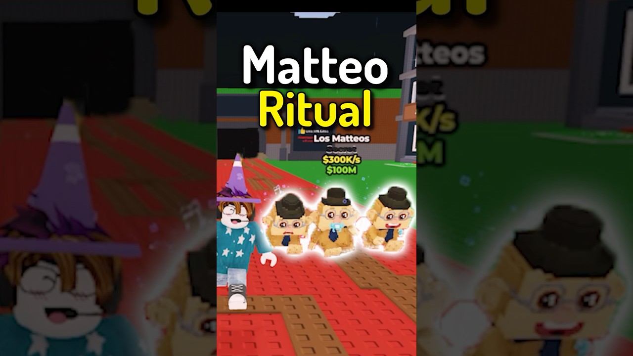 How To MATTEO RITUAL and Get SECRET Los Matteos in Roblox Steal A Brainrot 1 YEAR EVENT