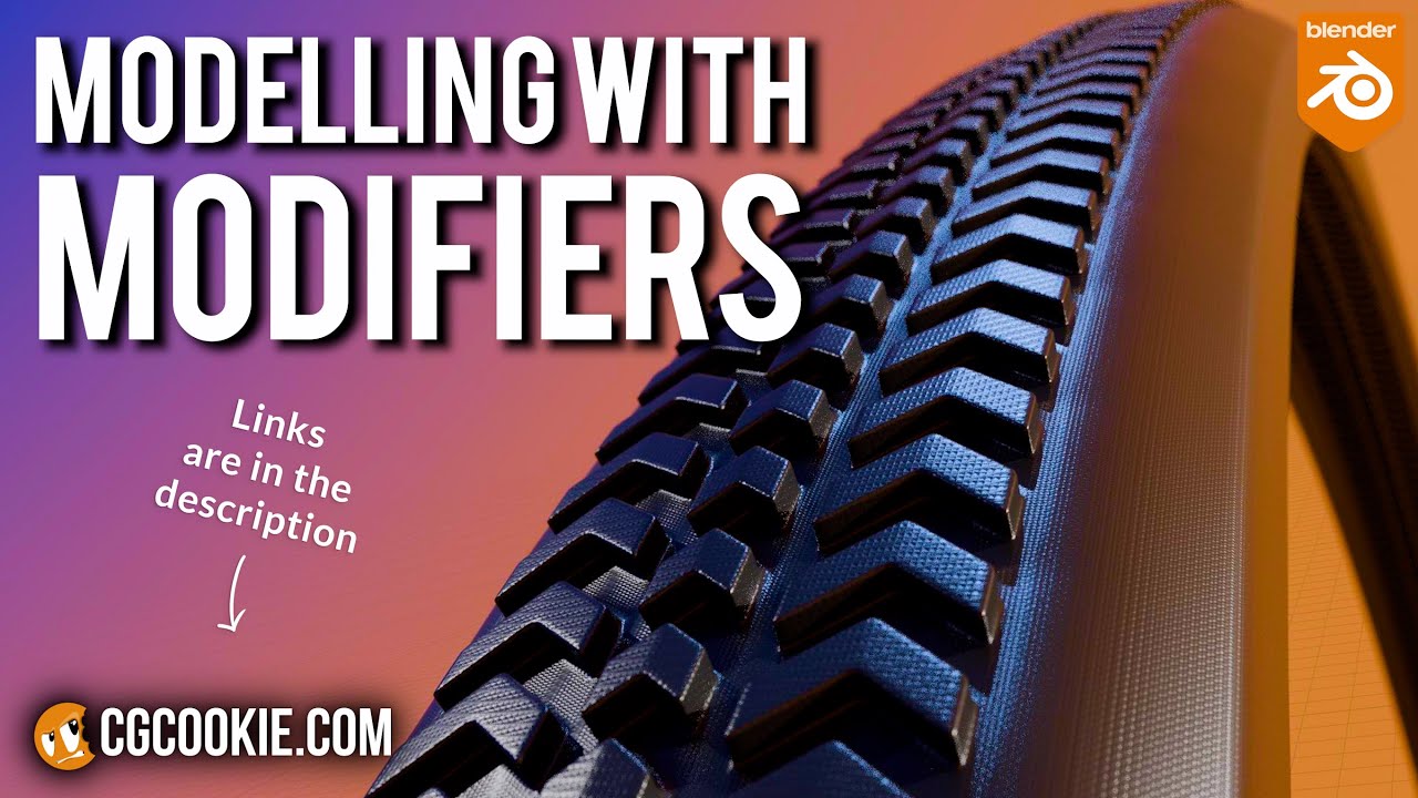 Make A Bike Tire in Blender With A Non-Destructive Modelling Workflow