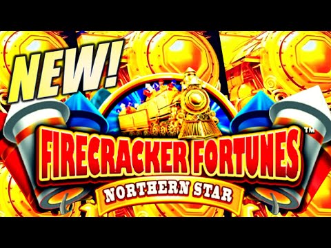 NEW!! FIRECRACKER FORTUNES π OMG! I GOT THE TRAIN!! NORTHERN STAR Slot Machine (ARISTOCRAT GAMING)