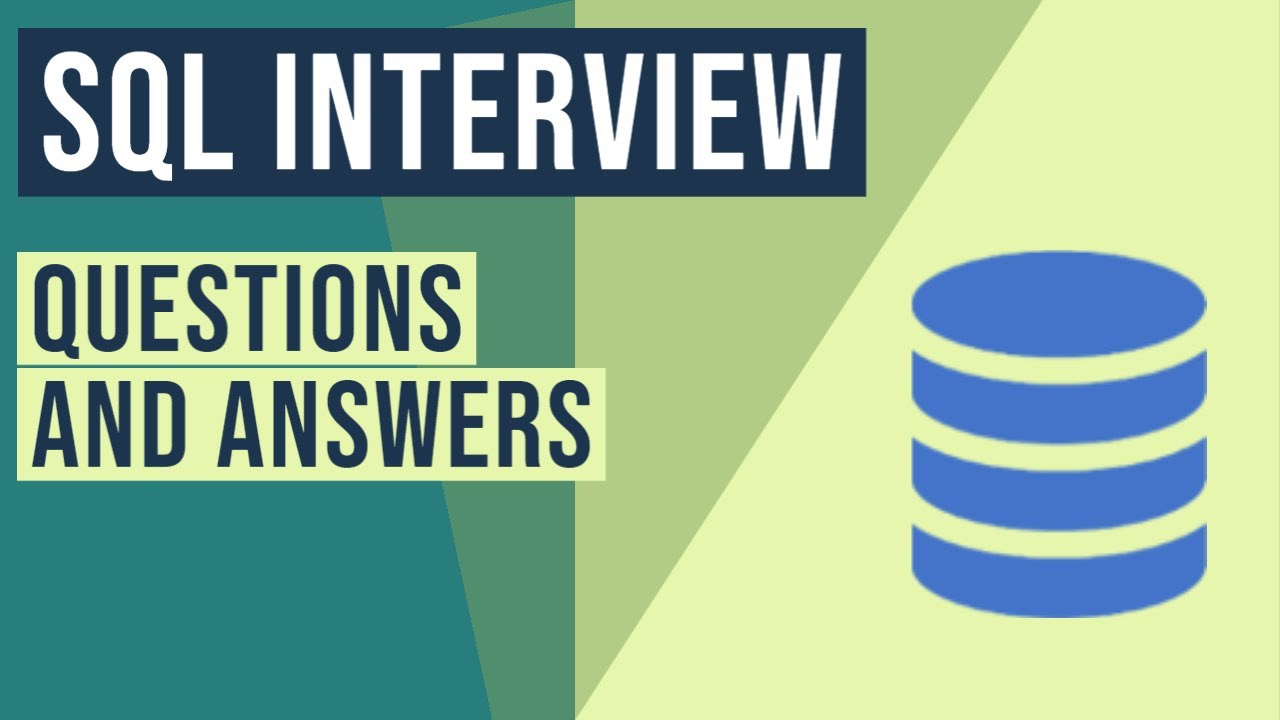 SQL Interview Questions and Answers