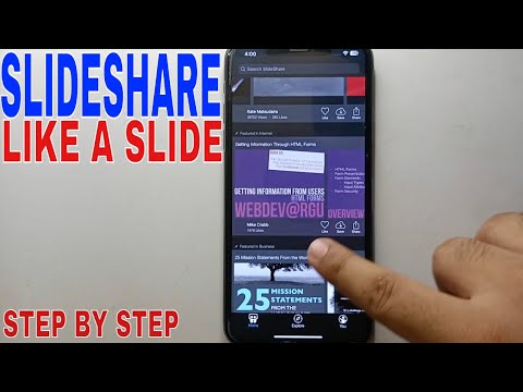 β
How To Like A Slide On Slideshare π΄