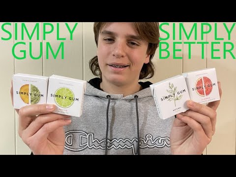 Unboxing And Tasting Every Flavor Of Simply Gum!