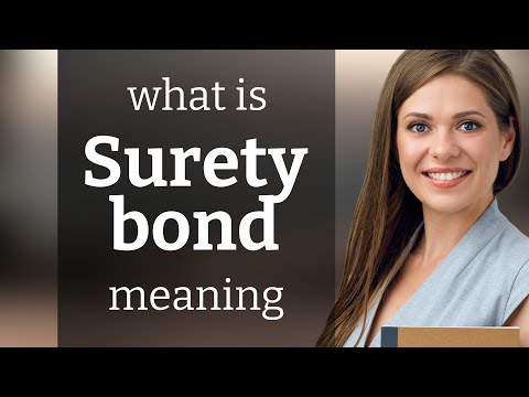Surety bond | SURETY BOND definition