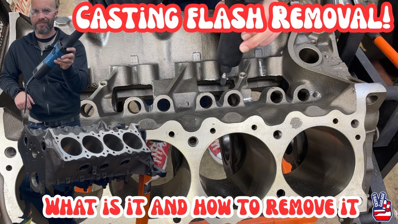Engine Casting Flash, what is it and How to Remove it, and Why!  #engine