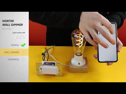 How to pair Nortek Wall Dimmer WD500Z-1 with Ezlo hubs