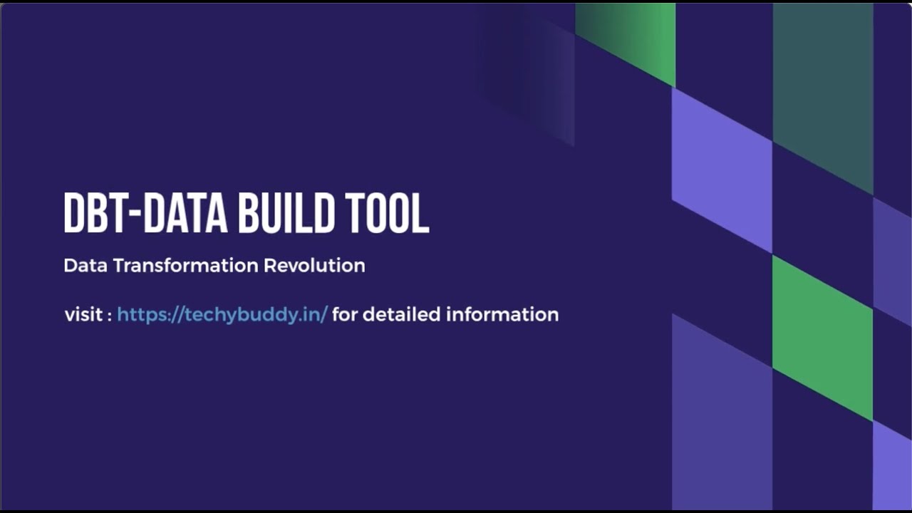 DBT-Data Built Tool: An Introduction