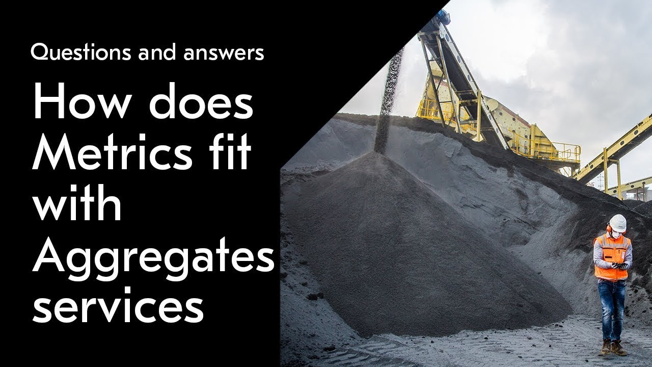 What is the link between Metso Metrics and aggregates services?
