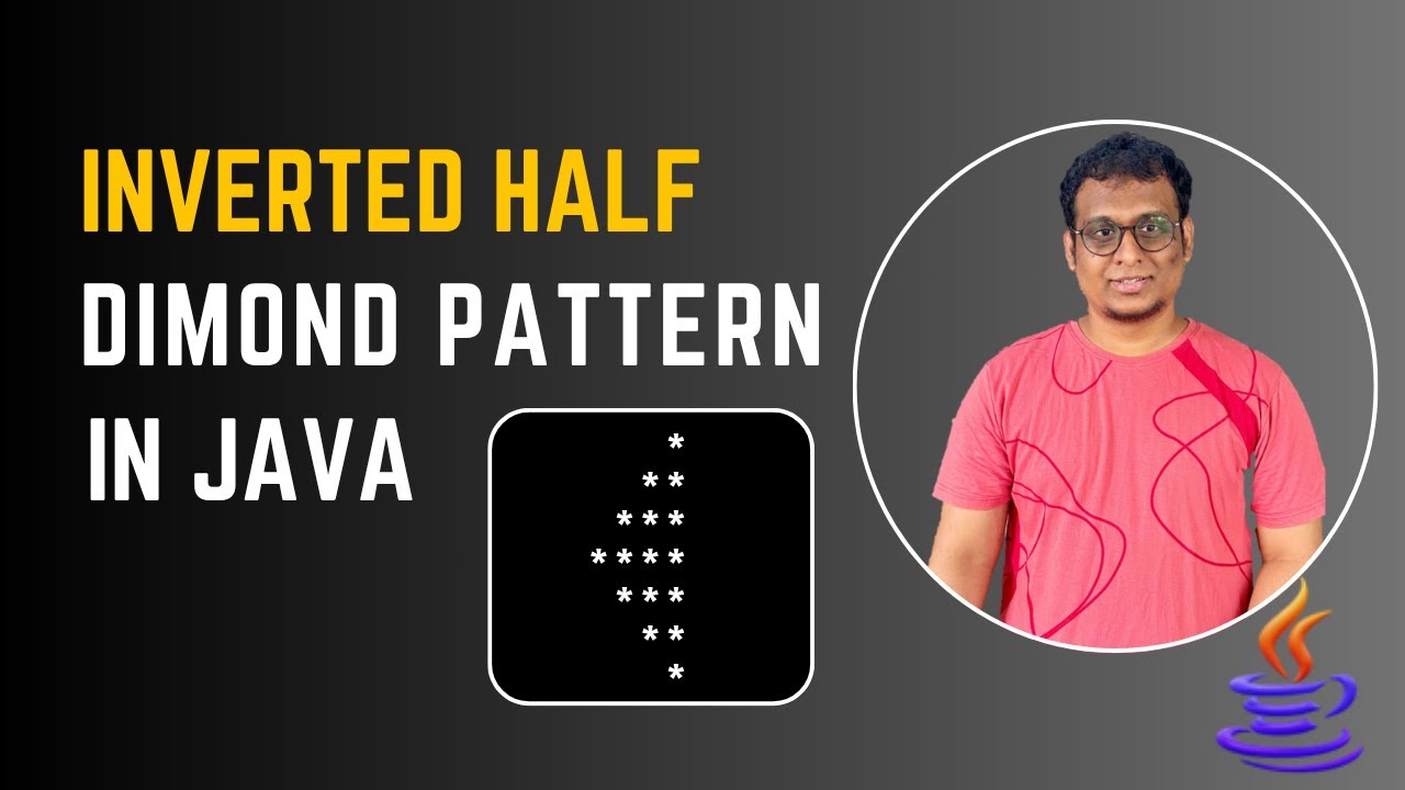 Half Inverted Diamond Pattern In Java | Coding Pills