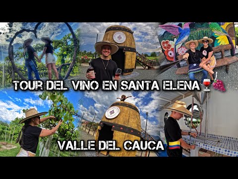 UVA🍇 and WINE Tour in PARADISE LAND Santa Elena Valle del Cauca🍷