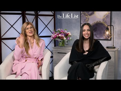 Sofia Carson & Connie Britton Talk New Netflix Movie The Life List, Patrick Ewing, & More