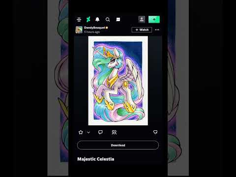 DandyBouquet - Majestic Celestia (DeviantArt)