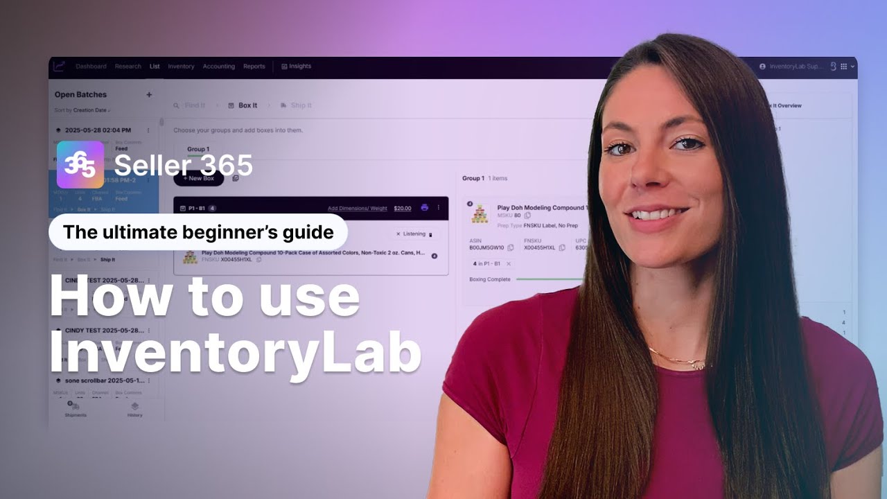 How to Use InventoryLab with Amazon Seller Central: Complete Beginner's Guide (Seller 365)