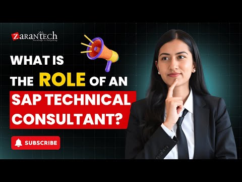 What is the Role of an SAP Technical Consultant? | ZaranTech