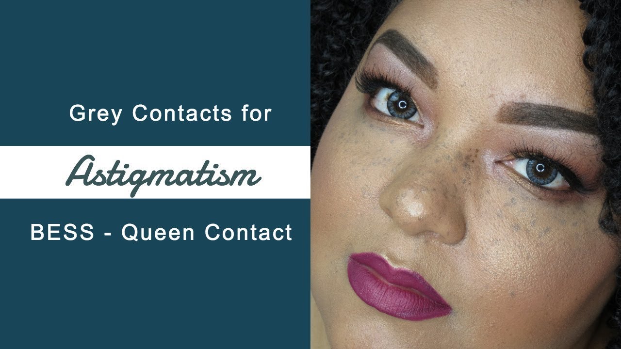 Queen Contacts Bess Gray Toric Lens for Astigmatism