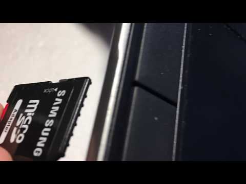 How to put microSD Card into a Laptop