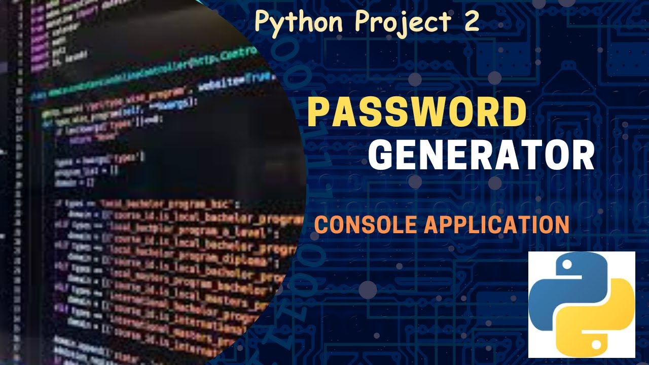 Password Generator || Python Projects for Beginners #2