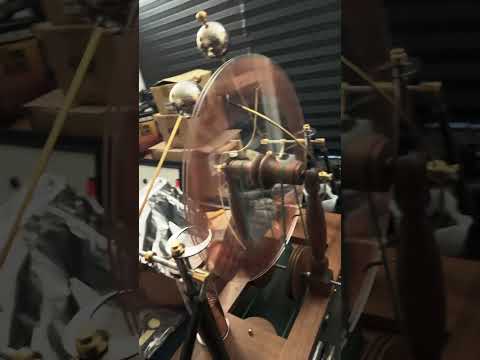 wimshurst machine gravity and magnetism are properties of electricity (260kv+/cm2+counter rotation)