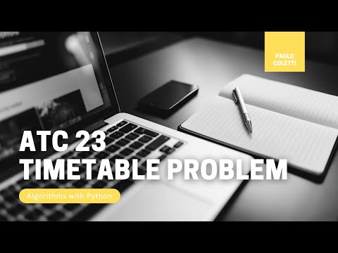 ATC 23: Timetable problem, brute-force solution, fuzzy solution, optimization