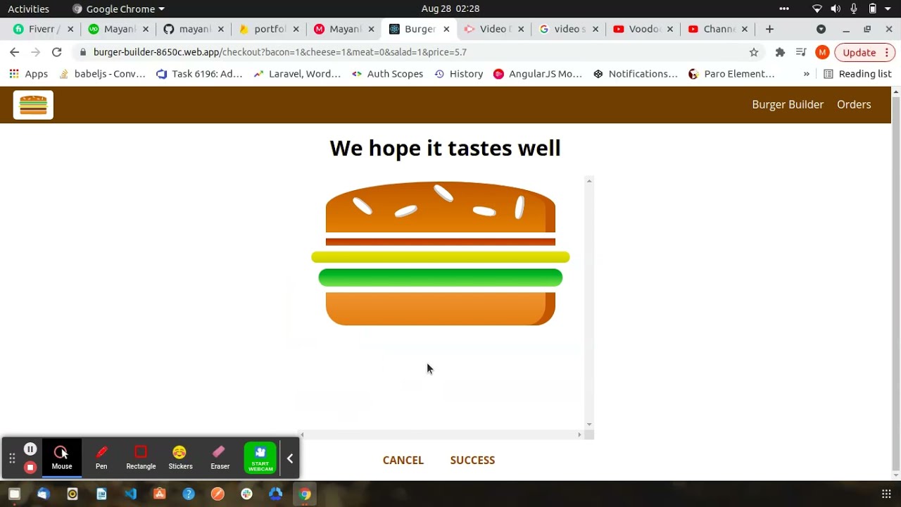 Upwork React project demo