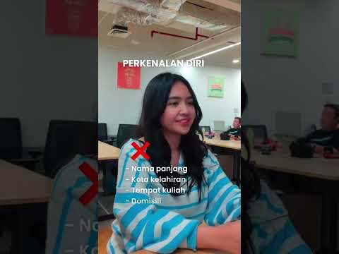Cara jawab perkenalan diri saat interview nih guys dijamin LOLOSS! 😎 #shorts #kerja #interview