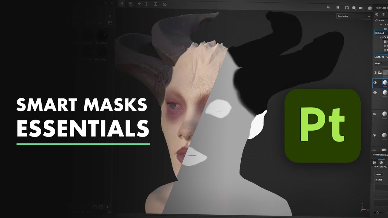 Speeding Up Character Texturing with Smart Masks - Substance Painter