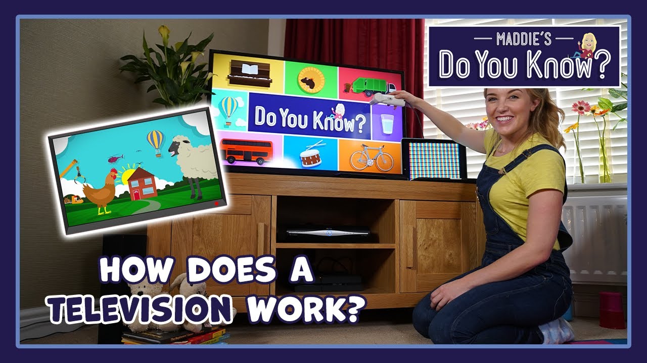 How does a Television work? 📺 Maddie's Do You Know 👩