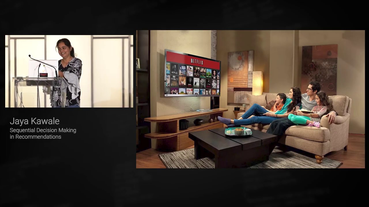 Sequential Decision Making in Recommendations | Jaya Kawale